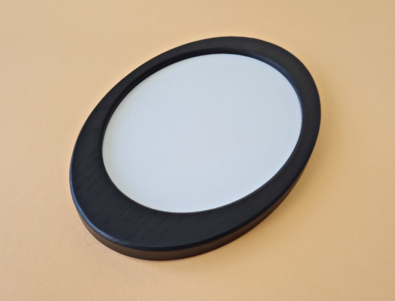 Black Oval Frame Modern Oval Frame Oval Photo Frame Wooden - Etsy