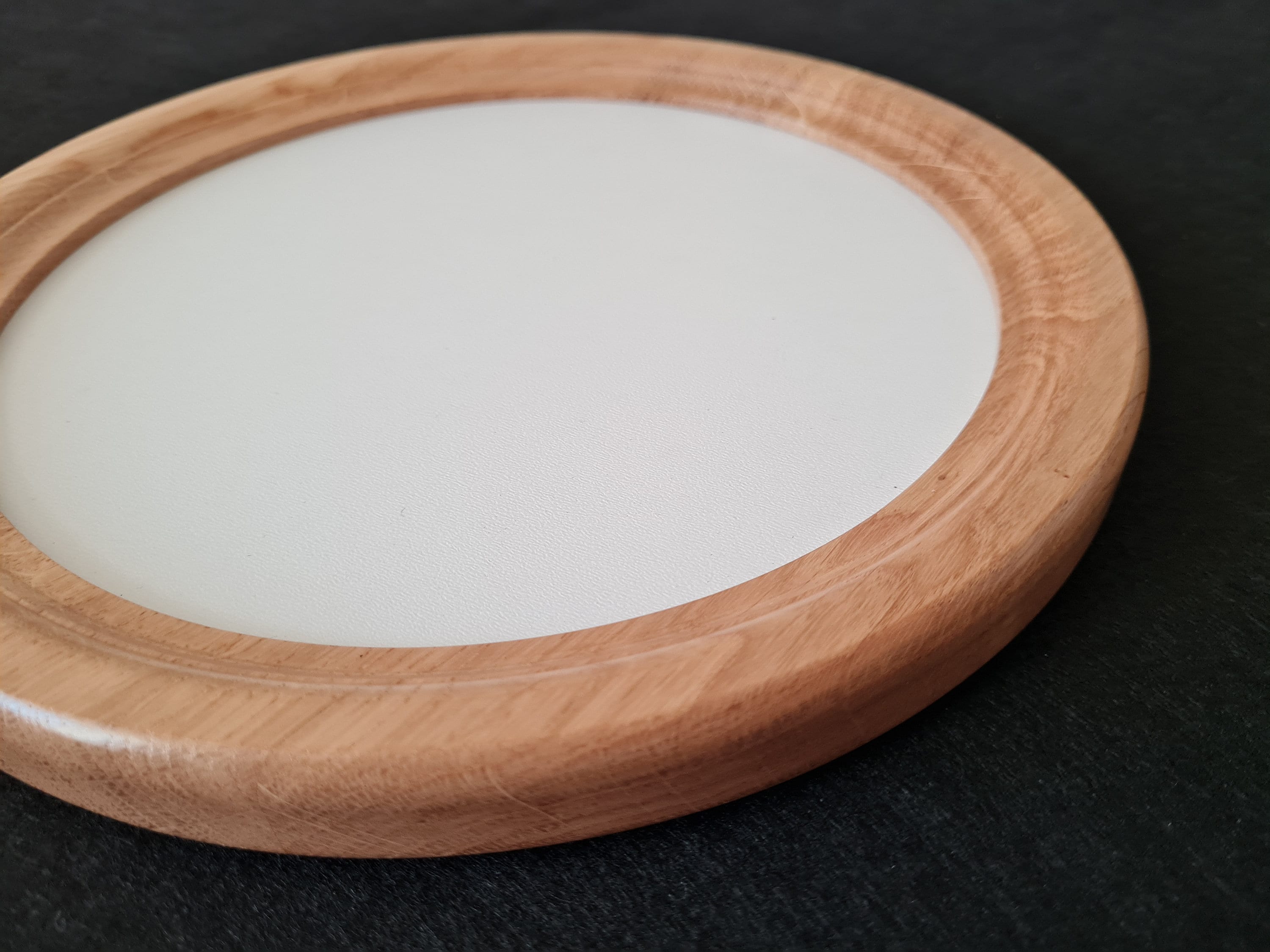 Oak Round Frame Modern Round Frame Wooden Frame Round | Etsy