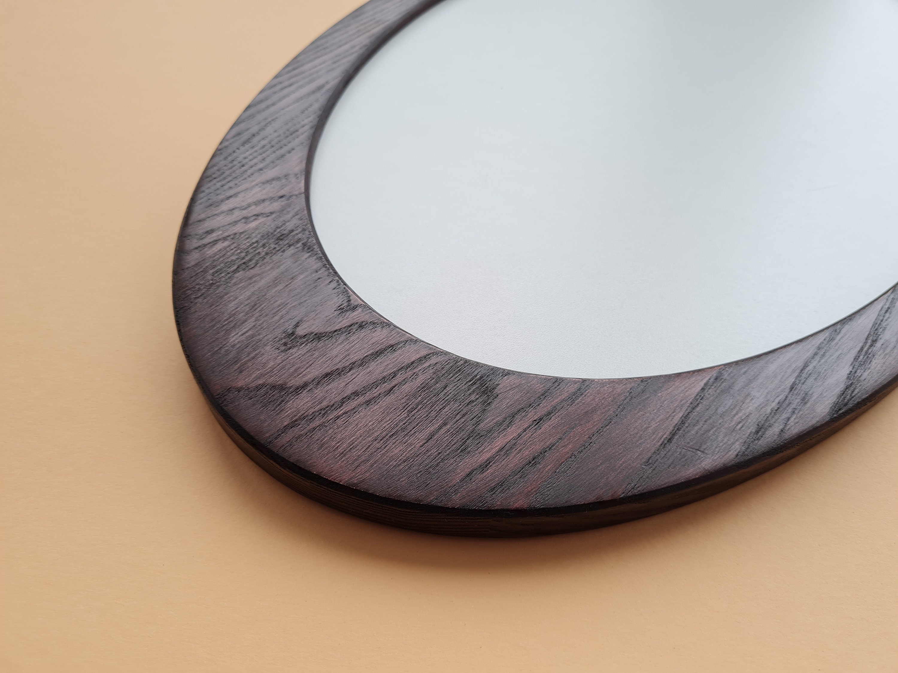 Oval Frame Modern Oval Frame Oval Photo Frame Wooden Frame - Etsy