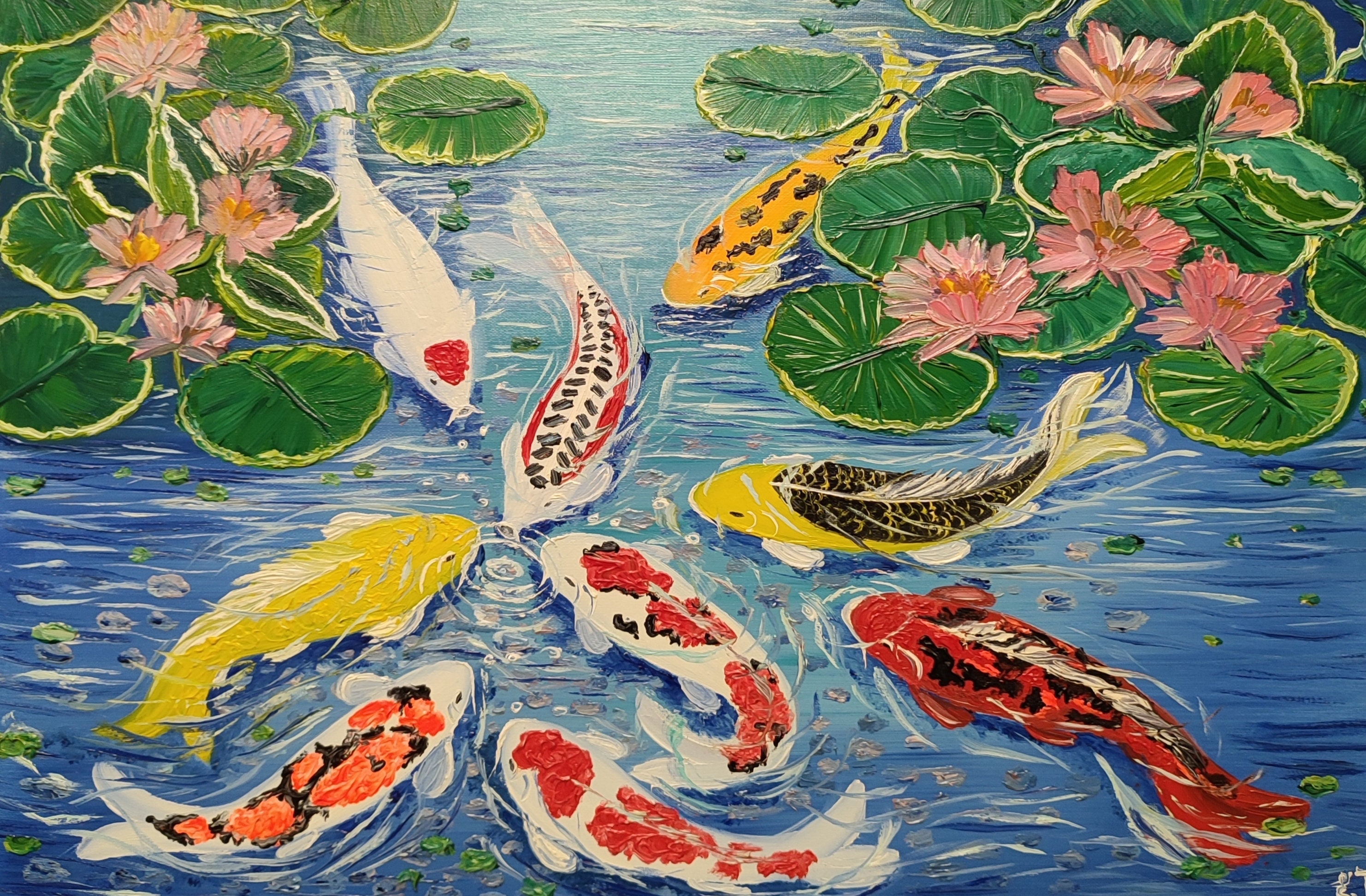 Chinese Koi Fish Art