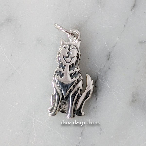 Husky Charm - Etsy