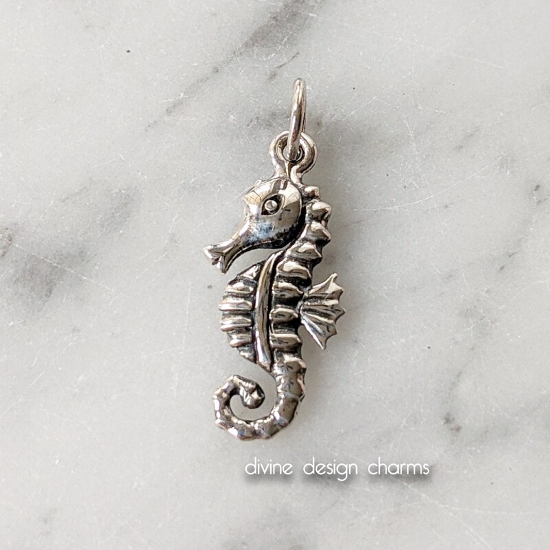 Seahorse Charm - Etsy