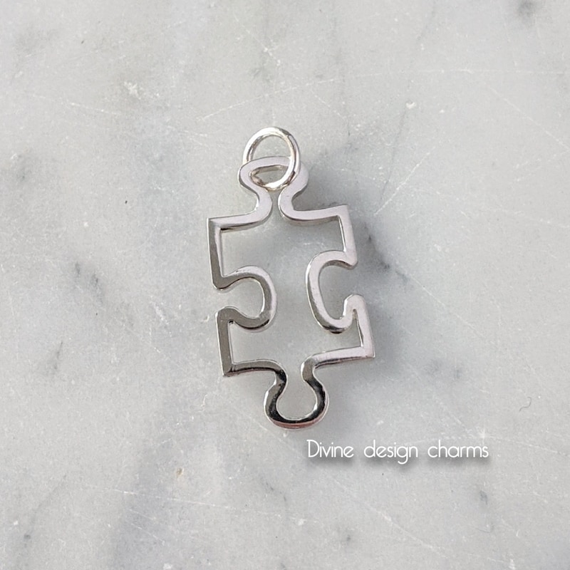 Puzzle Piece Charms - Etsy