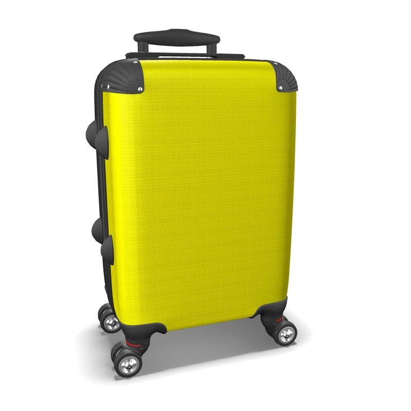 Yellow Suitcase - Etsy
