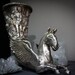 Silver Rhyton of Flying Horse, Silver Horse Art Statue, Ancient Art ...