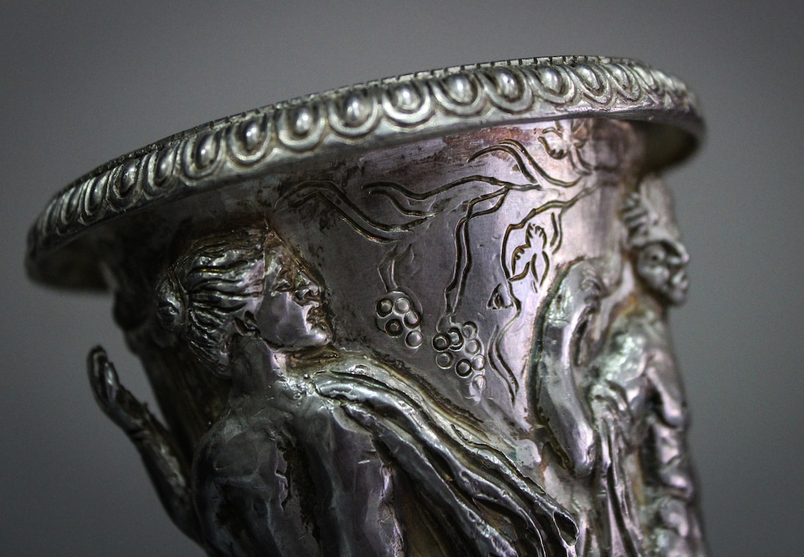 Silver Rhyton of Flying Horse, Silver Horse Art Statue, Ancient Art ...