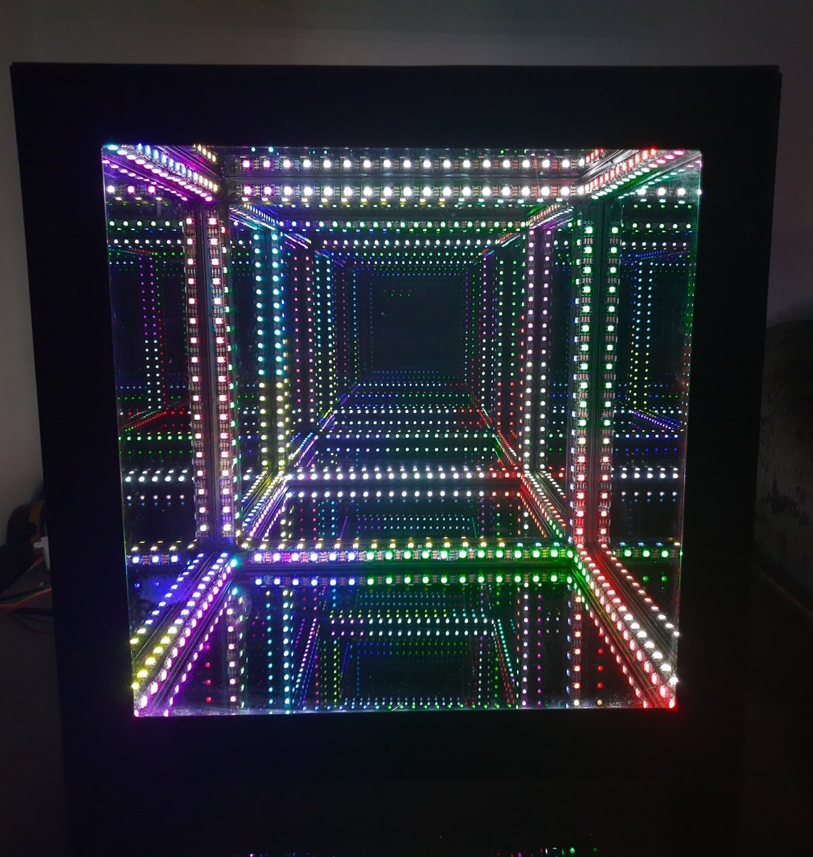 Hypercube Infinity 3d Led Cube LED Cube avec Music Sync | Etsy