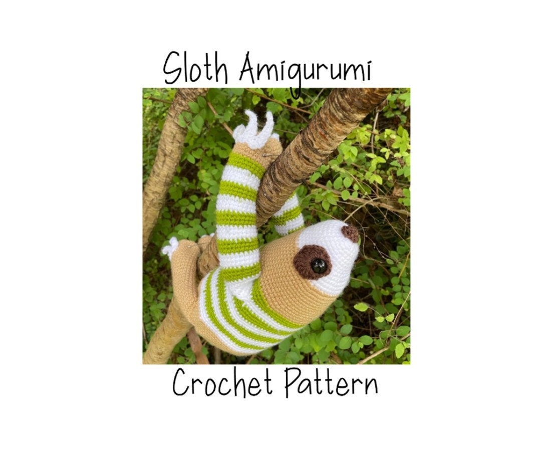 Sloth Amigurumi Crochet Pattern | PDF Download - Etsy