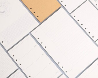 6 Ring Binder Paper | Etsy