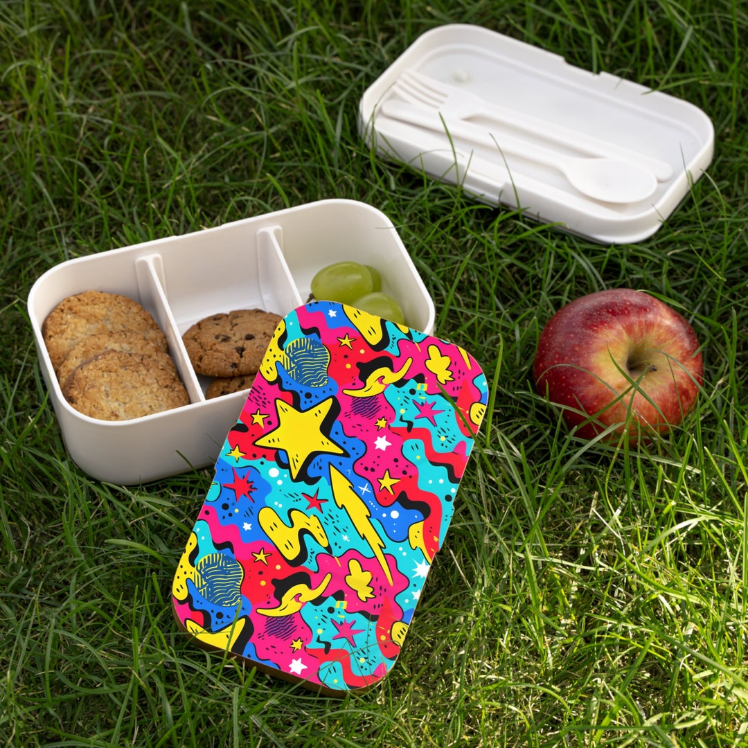 Comic Pop Art Bento Lunch Box, Snack Box, Abstract Comic Design Lunch ...