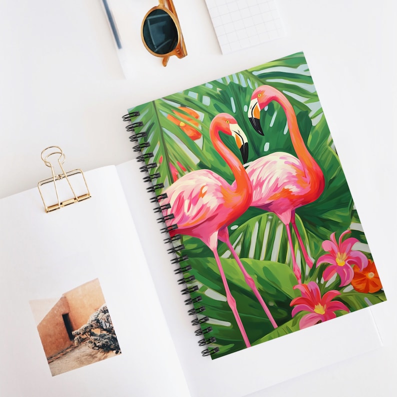 Vibrant Flamingo Notebook: Maximalist Tropical Journal - Etsy