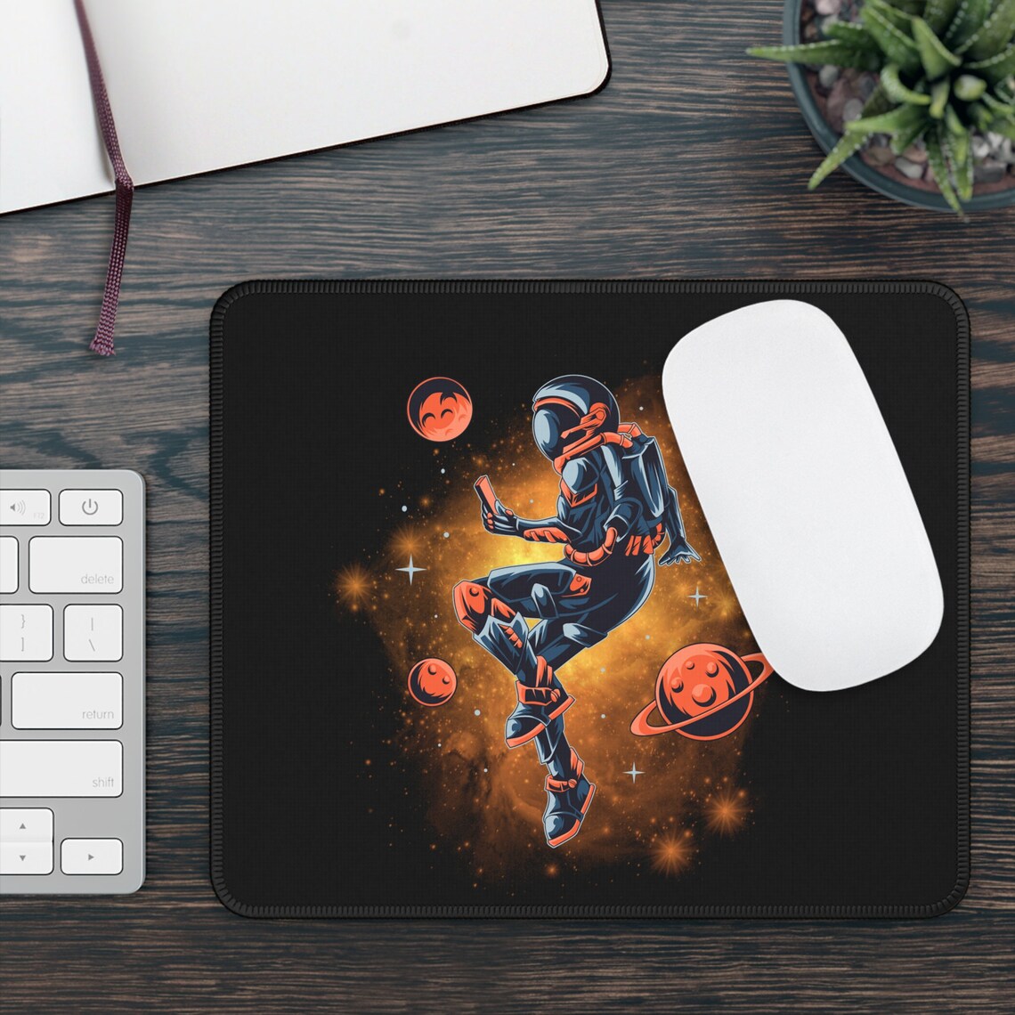 Gaming Mouse Pad | Outer Space Mouse Pad | Astronaut Mouse Pad | Gaming ...