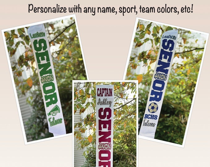 Senior Sashes, Custom Sash, Graduation Sash, Class of 2025, Volleyball ...
