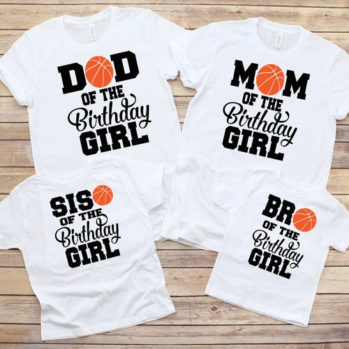Personalized Girls or Boys Basketball Birthday Party T SHIRT | Etsy