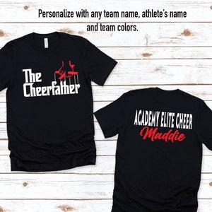 Cheerfather, Cheer Dad, Hit Zero, Cheer Dad Tshirt, Custom Cheer Team ...
