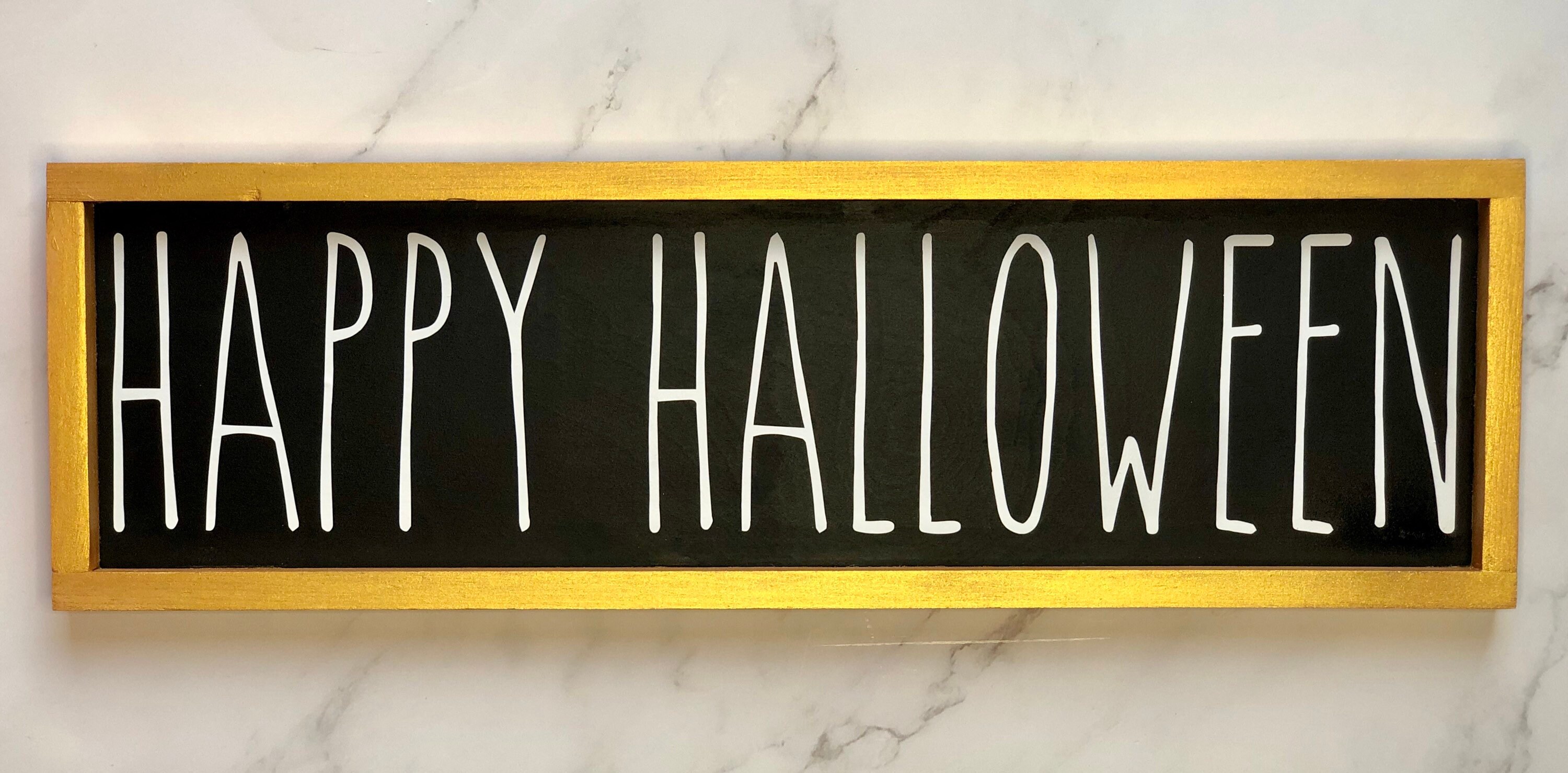 Happy Halloween Rae Dunn Porch Door Sign Halloween Decor - Etsy