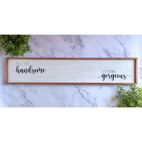 Hello There Handsome Good Morning Gorgeous - Etsy