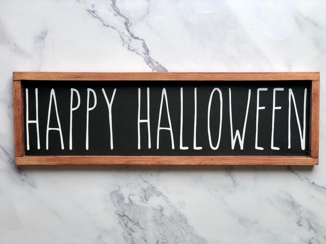 Happy Halloween Rae Dunn Porch Door Sign | Halloween Decor | Fall Decor ...