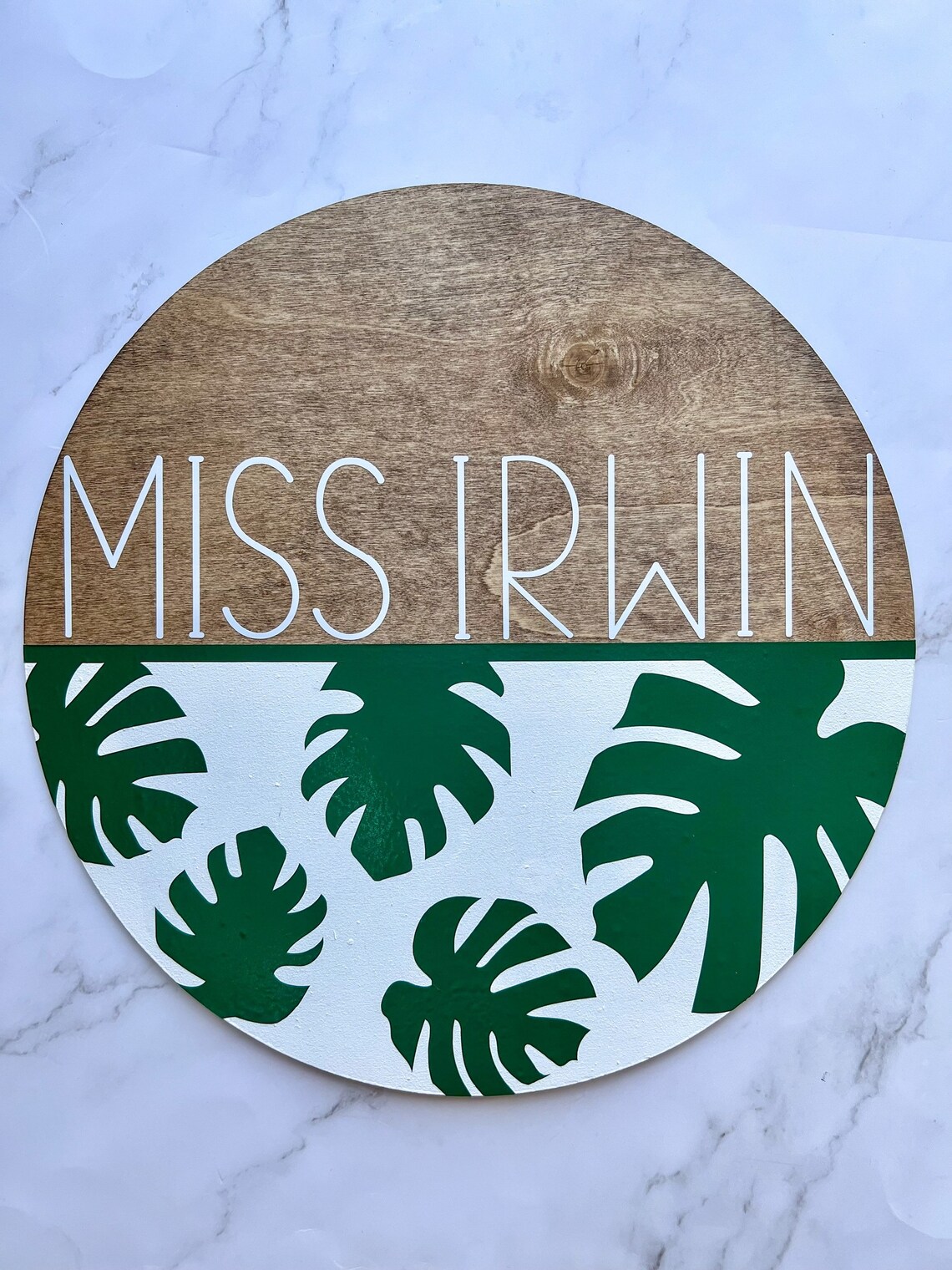 Plant Leaves Teacher Classroom Door Sign Teacher Gift | Etsy