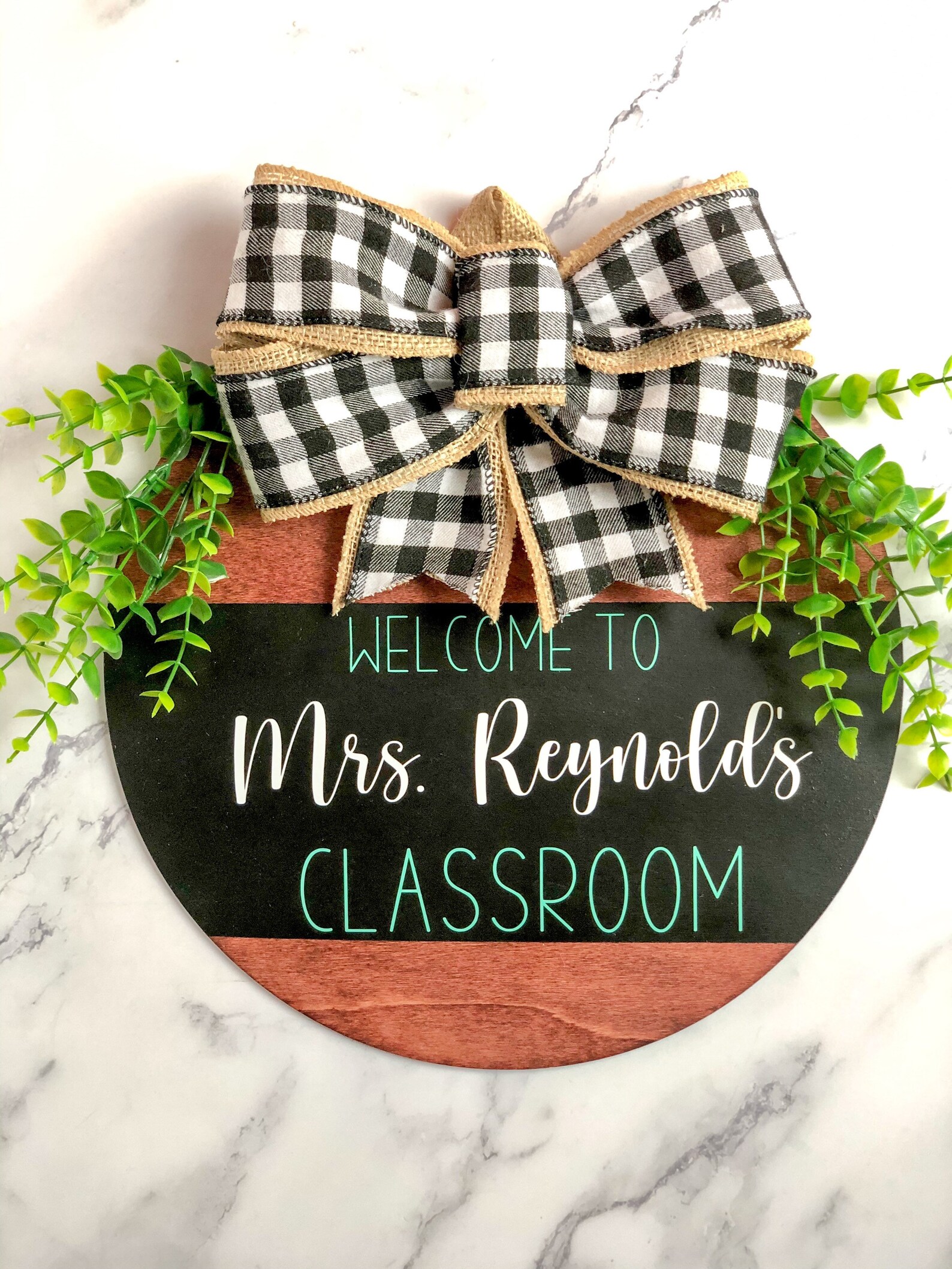 Teacher Classroom Door Sign Teacher Gift Teacher Welcome | Etsy