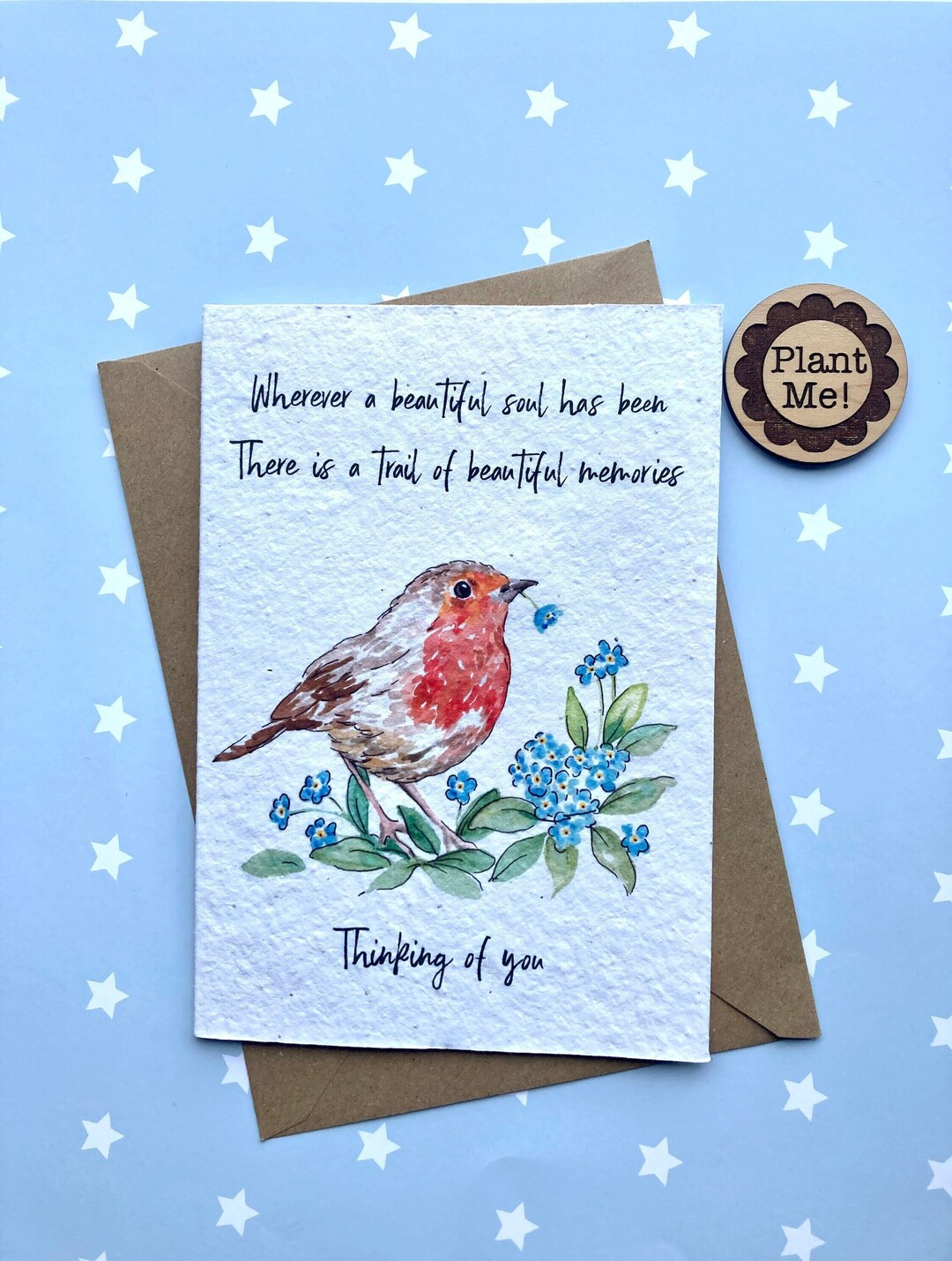 PLANTABLE SEED CARD/ Sympathy Card, Condolence, Sorry for Your Losscard ...