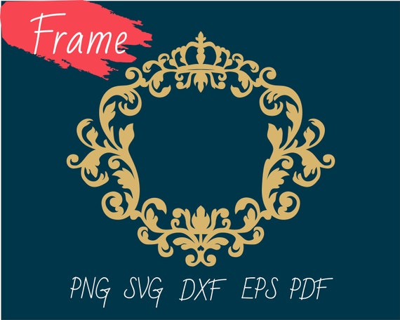 Royal Frame FRAME Princess Crown King Queen Princess - Etsy