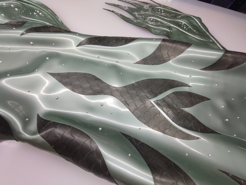 Siren Mermaid Cosplay Costume Fish Tail and Top With Pearls and Scale ...