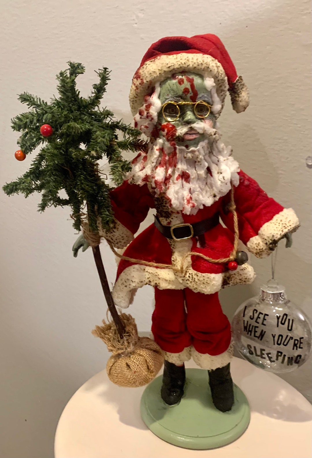 OOAK Creepy Horror Doll 18 Creepy Santa Clause Dead Doll - Etsy