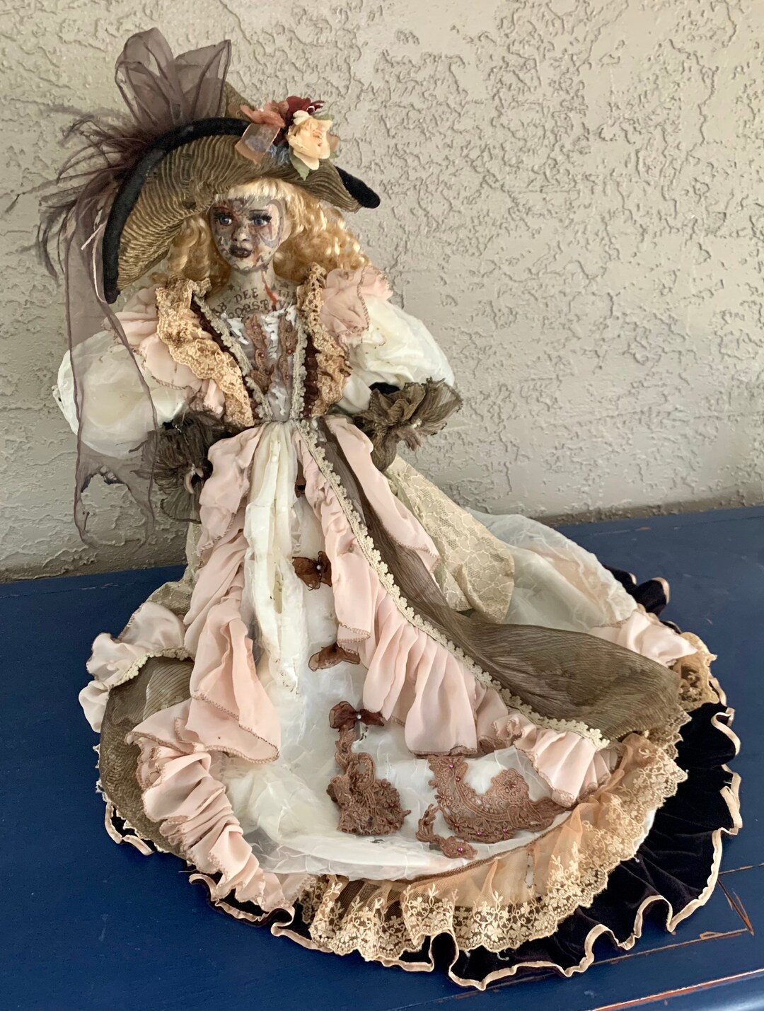 OOAK Creepy Horror Doll 22” Ouija Board Girl Porcelain Halloween, Dead ...