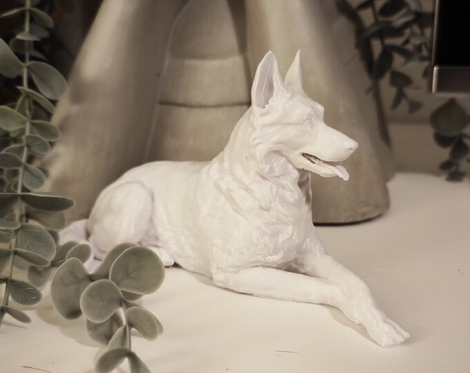 German Shepherd Statue, Concrete Dog Statues, Cement Statue, Police ...
