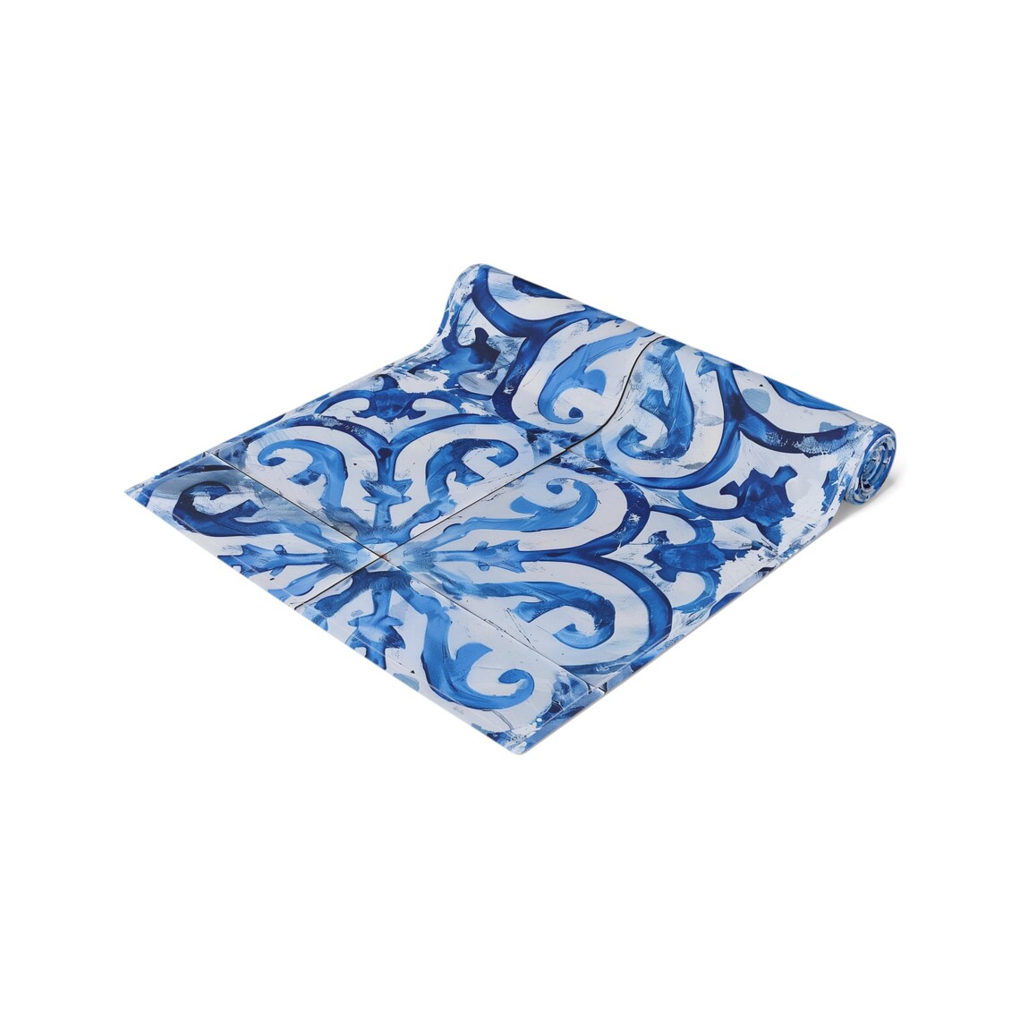 Ravello Italian Tile Table Runner, Capri Italy Bridal Shower or Baby ...