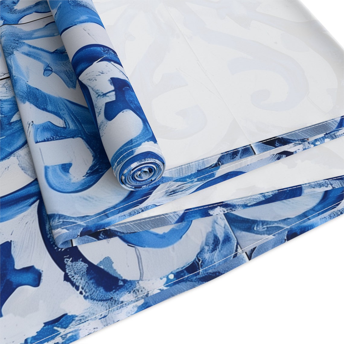 Ravello Italian Tile Table Runner, Capri Italy Bridal Shower or Baby ...