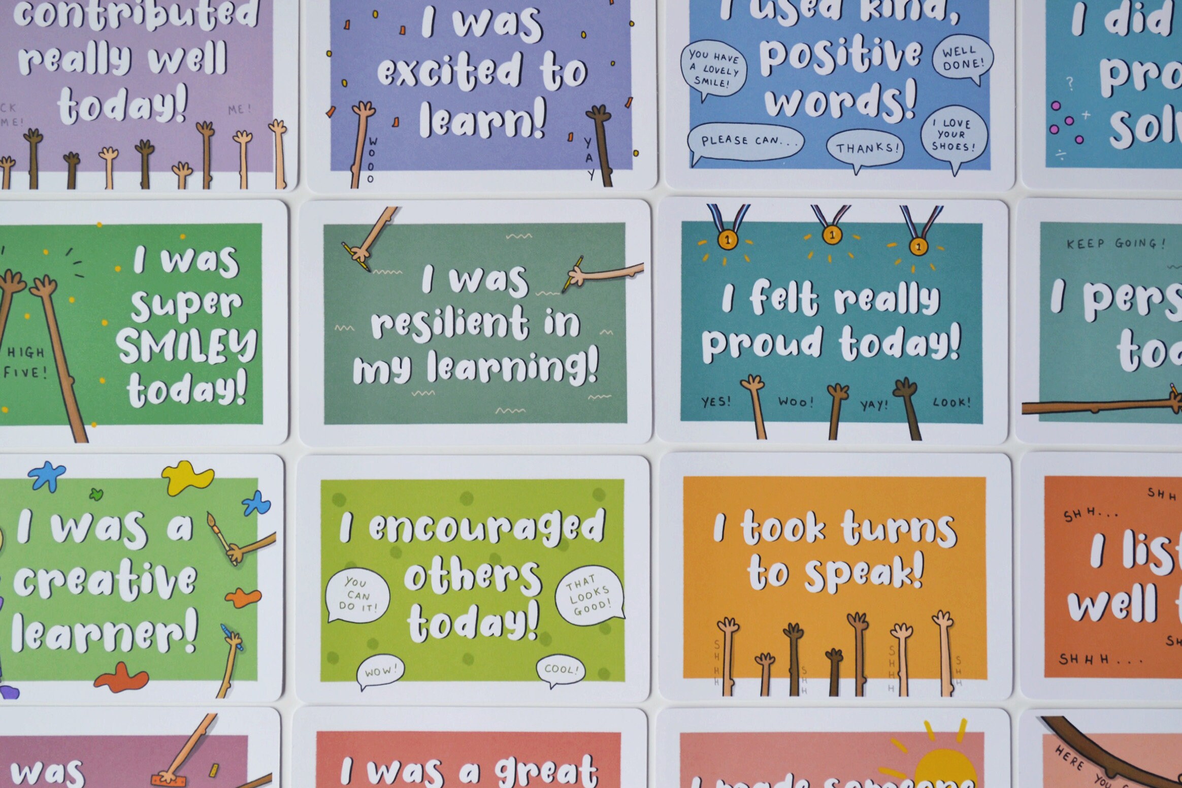 20 Teacher Postcards With Personalised Stamps Classroom | Etsy UK