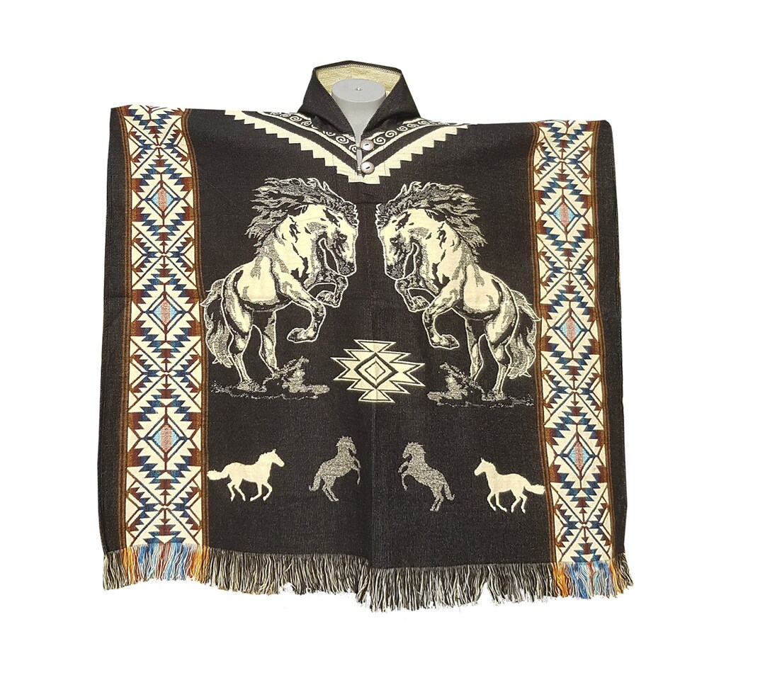 Horse Poncho. Alpaca Wool Poncho. Fairs Poncho. Sarape - Etsy