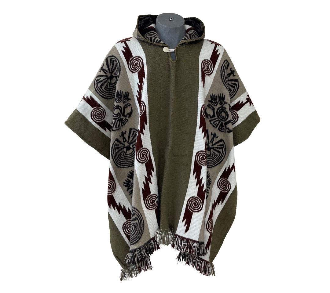 Native Ponchos. Alpaca Wool Poncho. Unisex Poncho. Gift Ideas Poncho ...