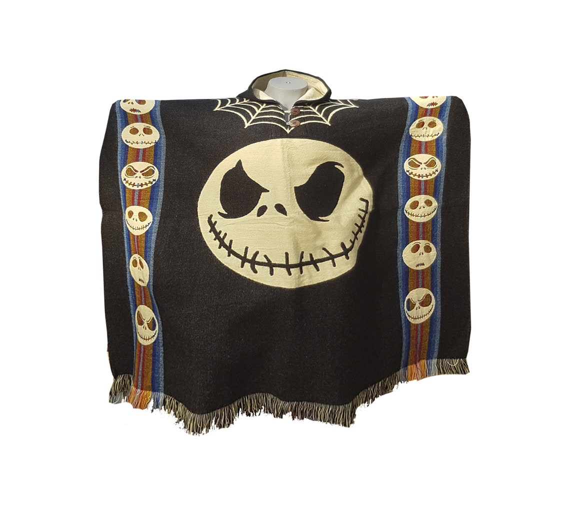 Jack Skellington Poncho. Nightmare Before Christmas Ponchos. - Etsy