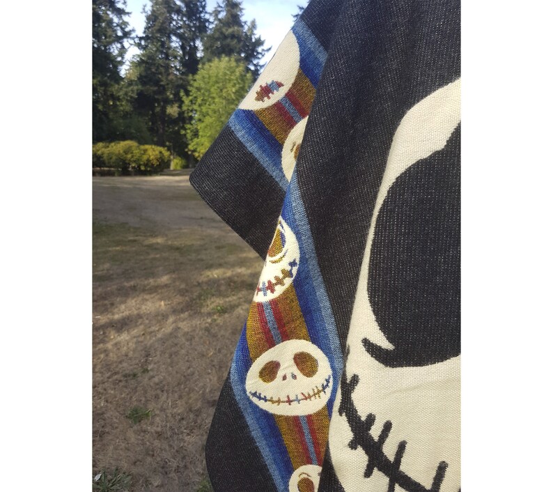 Jack Skellington Poncho. Nightmare Before Christmas Ponchos. - Etsy