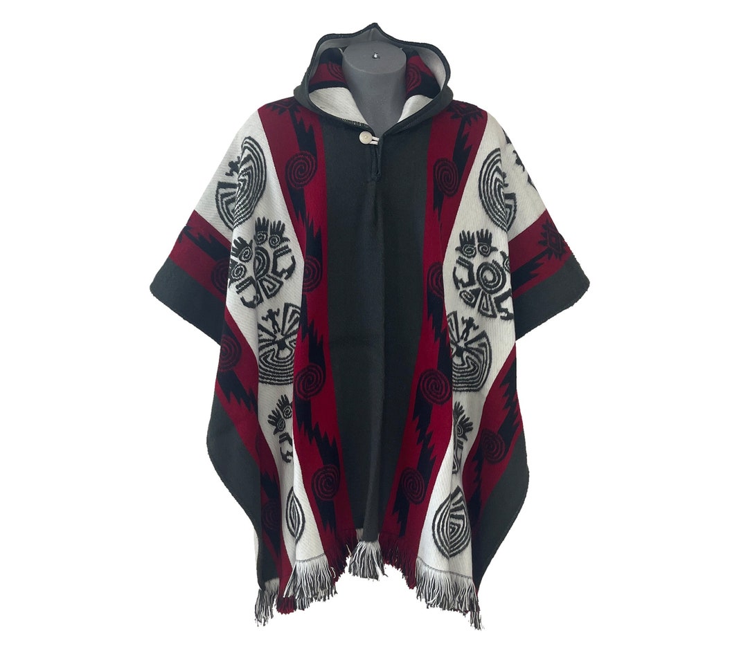 Native Ponchos. Alpaca Poncho. Festival Poncho. Hand Made Poncho. Gift ...