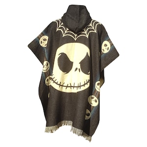 Jack Skellington Poncho. Nightmare Before Christmas Ponchos. - Etsy