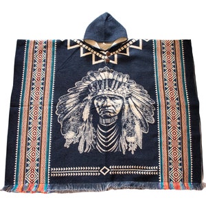 Indian Poncho. Native Poncho. Alpaca Wool Poncho. Hand Made Poncho ...