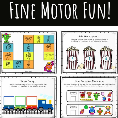 Scissor Skills Activity Packet for Occupational Therapists - Etsy