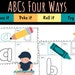Lowercase Abcs Four Ways Printable Packet for Learning How to Write ...
