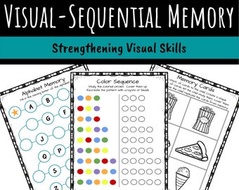 Form Constancy and Visual Closure Printable Activity Packet | Etsy