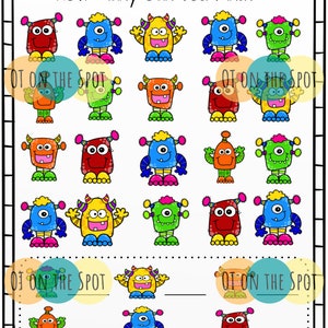 Visual Skills Activity Packet for Occupational Therapists, Teachers ...