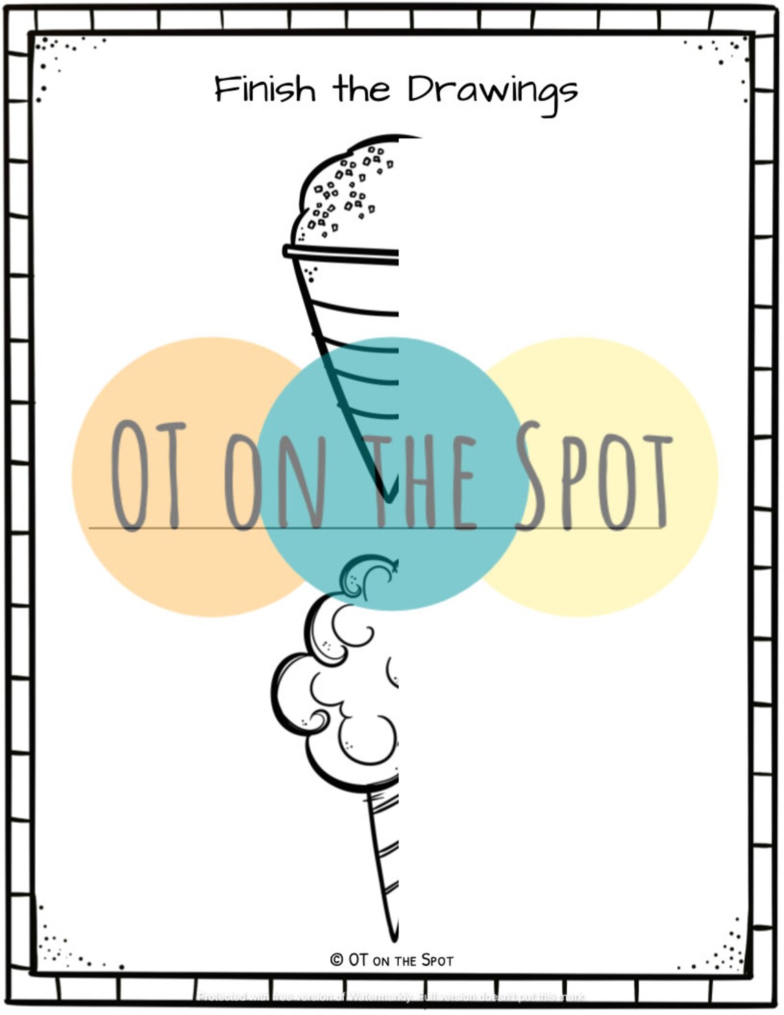 Form Constancy and Visual Closure Printable Activity Packet for Parents ...