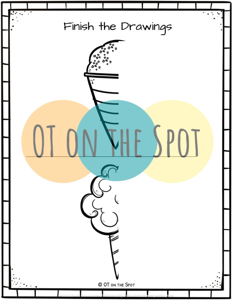 Form Constancy and Visual Closure Printable Activity Packet for Parents ...