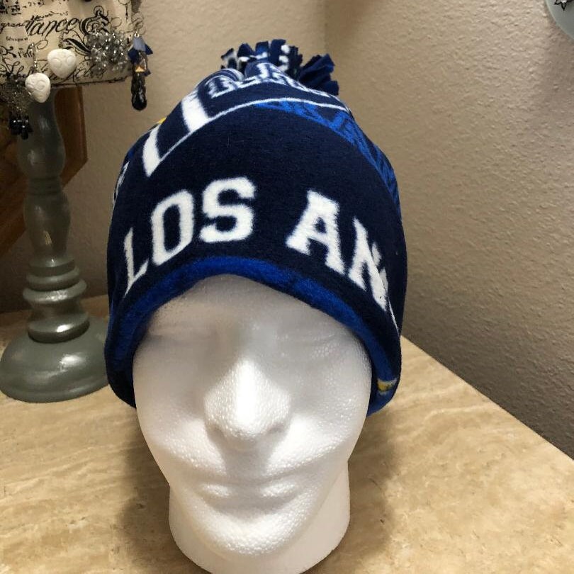 LA RAMS Soft Fleece Beanie Hats - Etsy