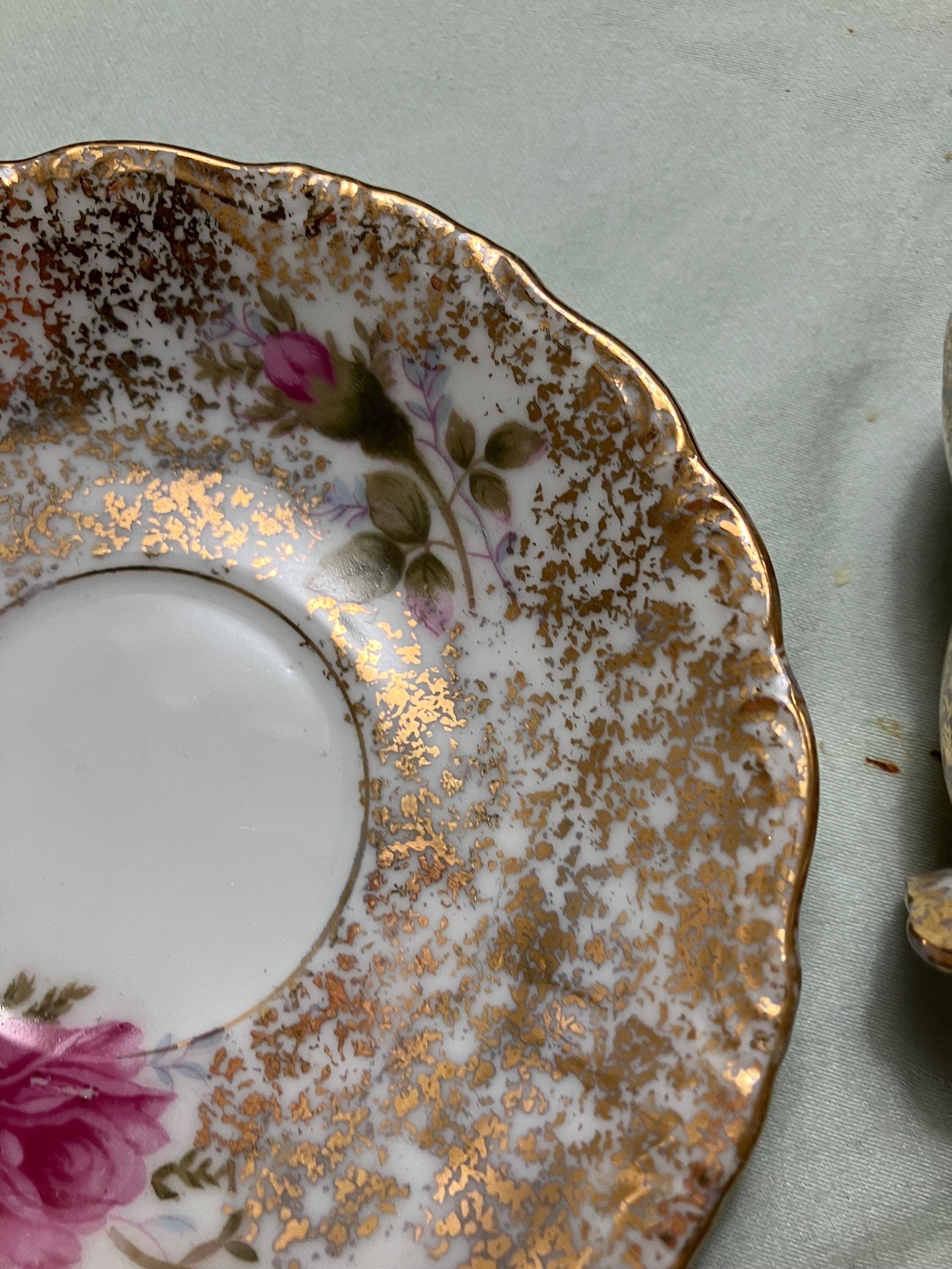 Vintage Betson Demitasse Bone China Hand Painted Cup and Saucer - Etsy
