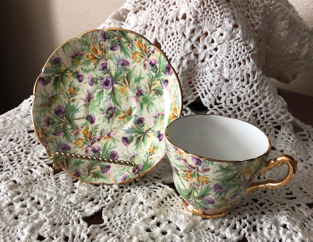 Antique Regency Bone China Tea Cup and Saucer From England - Etsy