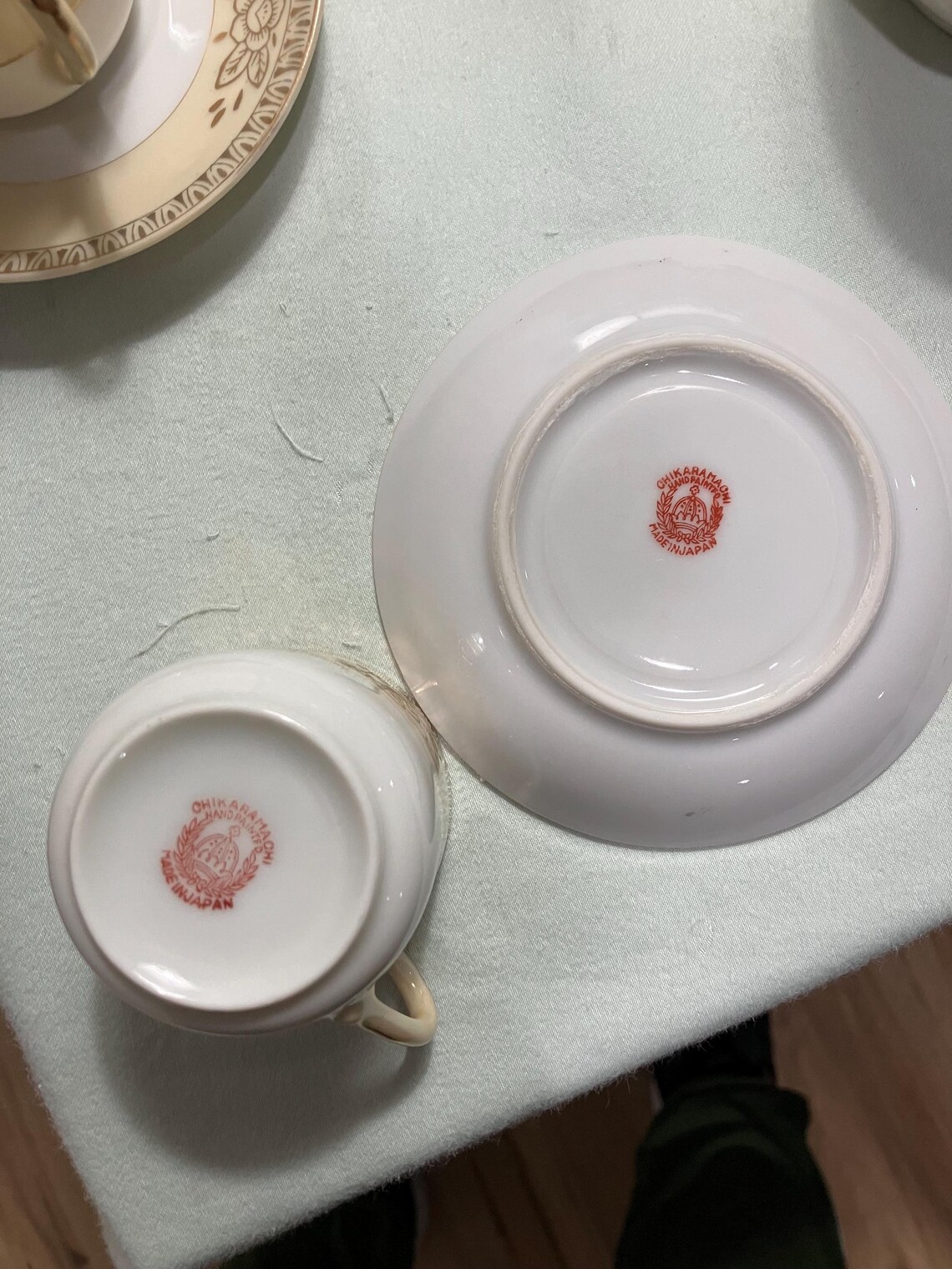 Antique Chikaramachi Hand Painted Porcelain Tea Set - Etsy